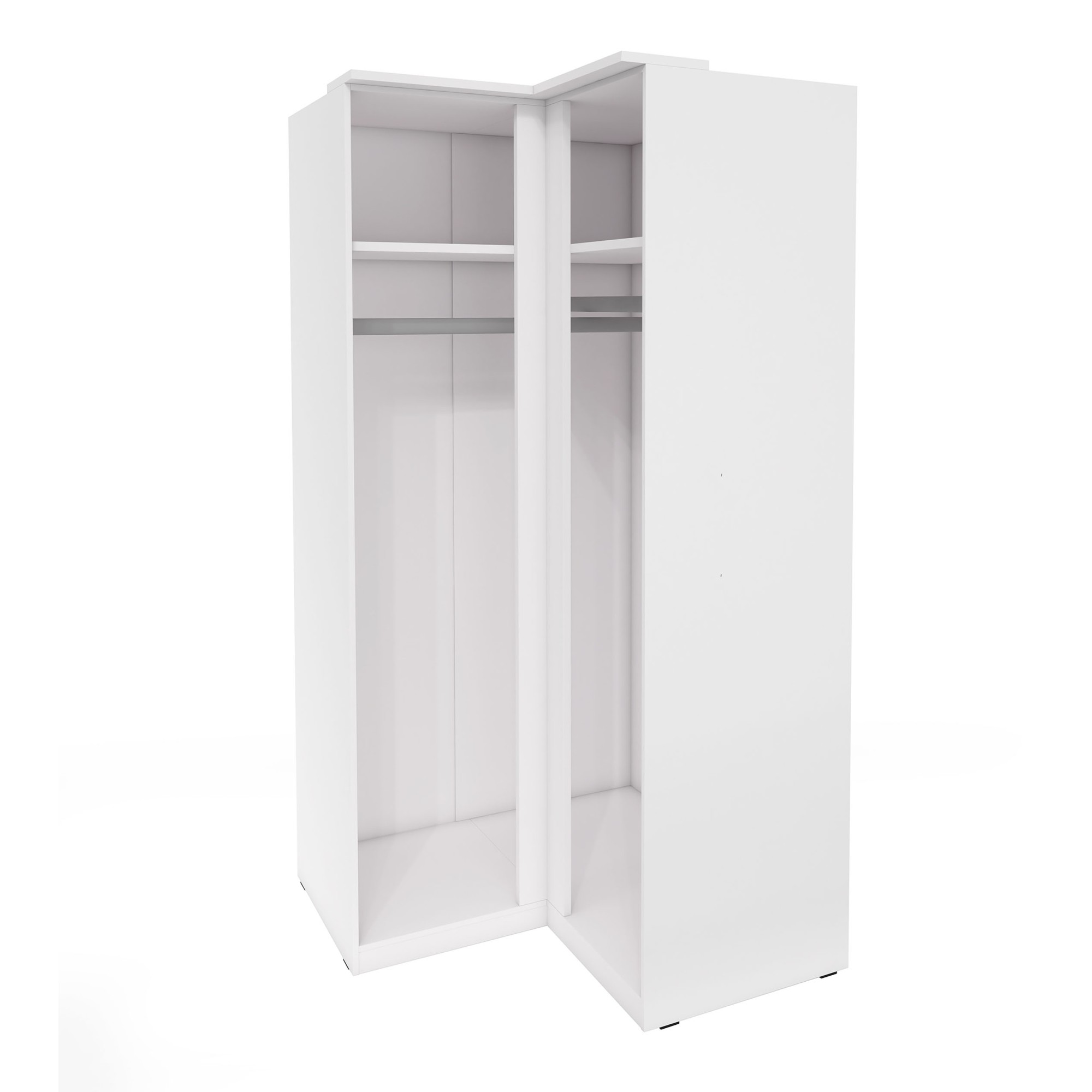 Corner wardrobe set OPTIMA White in Israel. Buy Corner wardrobe set ...