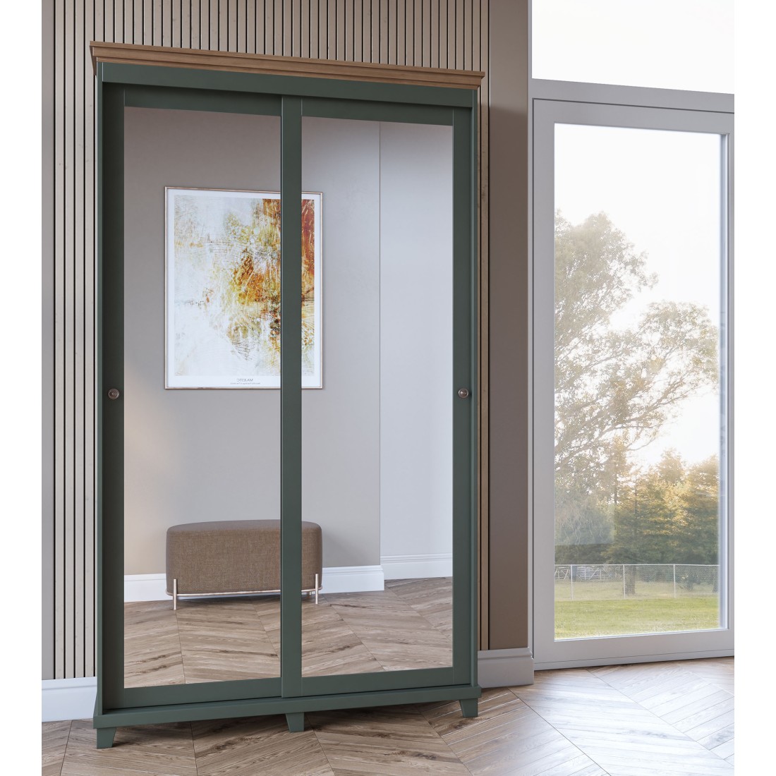 Sliding Hallway Wardrobe EVORA Green 54 in Israel. Buy Sliding Hallway ...